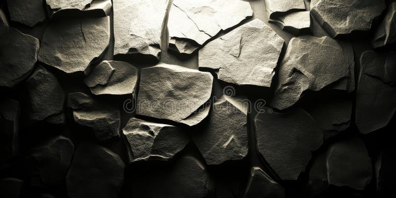 Dark Gray Stone Wall Texture Rough Background Abstract Design Natural ...