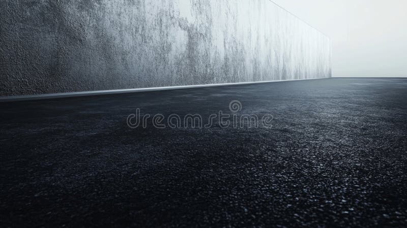 Dark Gray Textured Wall and Floor Abstract Background Stock ...