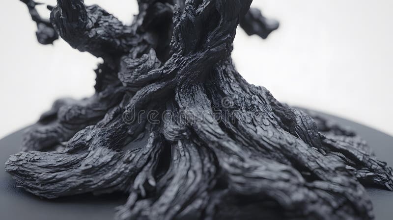 Dark Gray Tree Roots Abstract Texture Background Good Resolution Stock ...