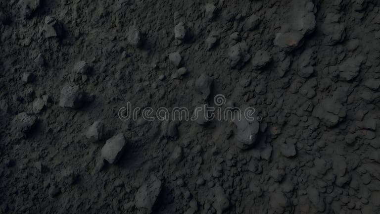 Dark Gray Volcanic Ash Texture with Gritty Surface Stock Illustration ...