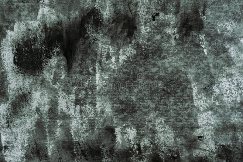 Dark Gray Watercolor Background, Monochrome Splash Texture Stock Image ...