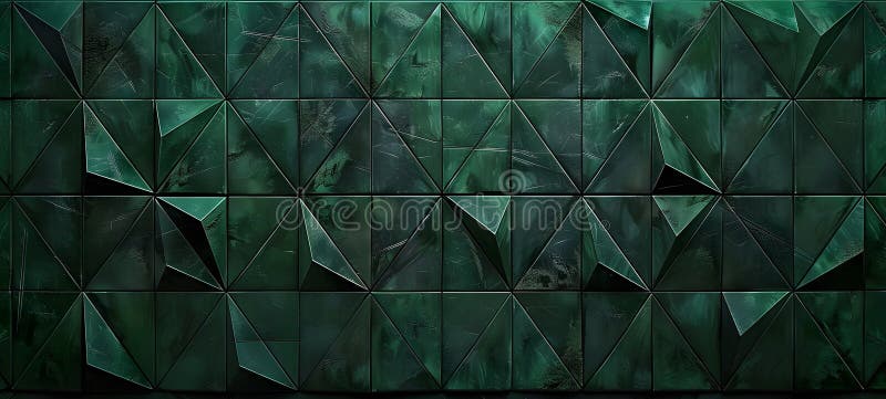 Abstract Green Geometric Pattern Texture Stock Illustration ...