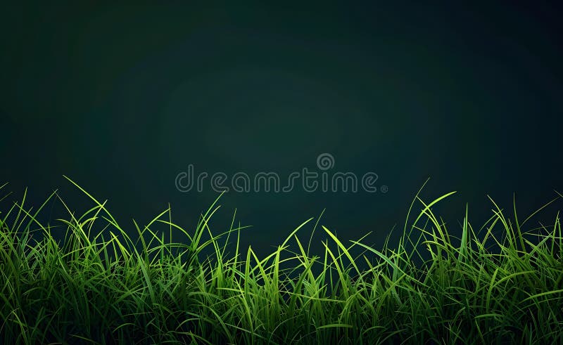 Dark Green Grass Field Background - Minimalist Design Stock ...