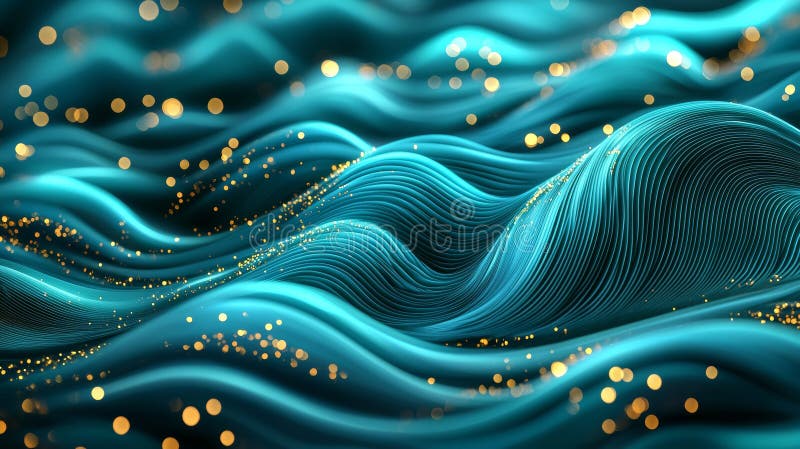 Dark Green Blue Gradient Noise Texture with Sparkling Starry Effect ...