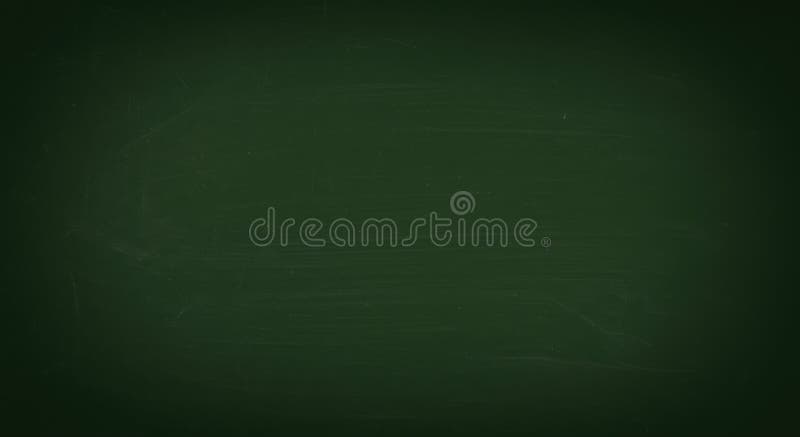 Dark Green Chalkboard Ready for Educational Uses in a Classroom Setting ...