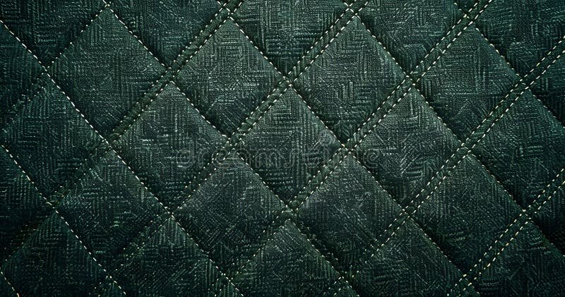 Dark Green Denim Fabric with Diamond Pattern Stock Illustration ...