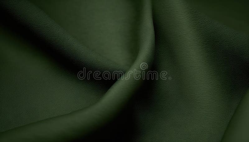 A Dark Green Fabric with a Very Soft Feel To it. Generative Ai Stock ...