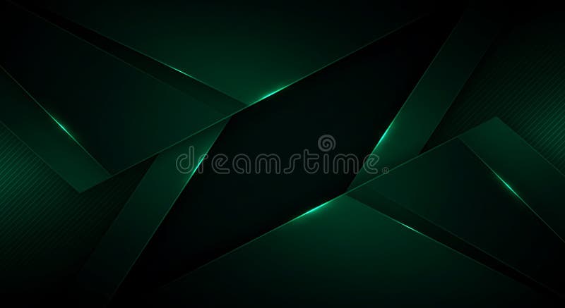 Midnight Emerald Dramatic Dark Green Geometry and Striking Stripes ...