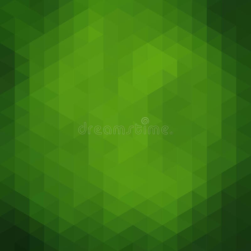 Dark Green Geometric Design. Triangle Background. Eps 10 Stock Vector ...