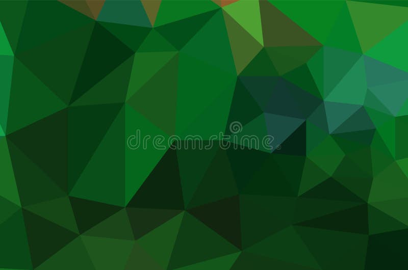 Dark Green Geometric Pattern Triangles Polygonal Design for Web and ...