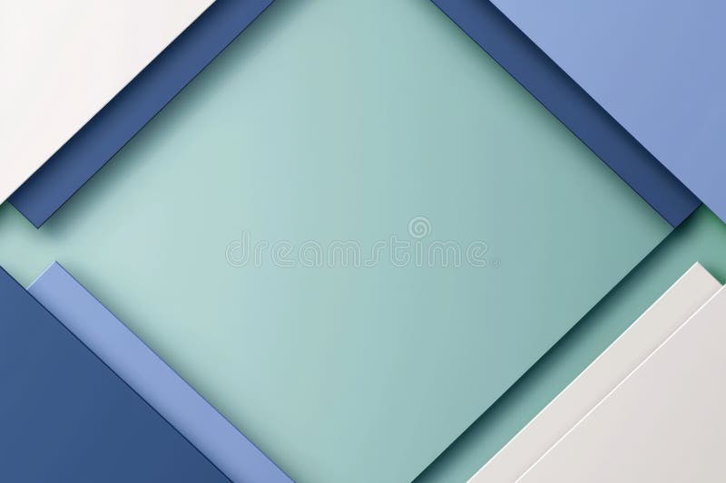 Dark Green Geometric Rectangular Shapes Overlap on a Dark Background ...