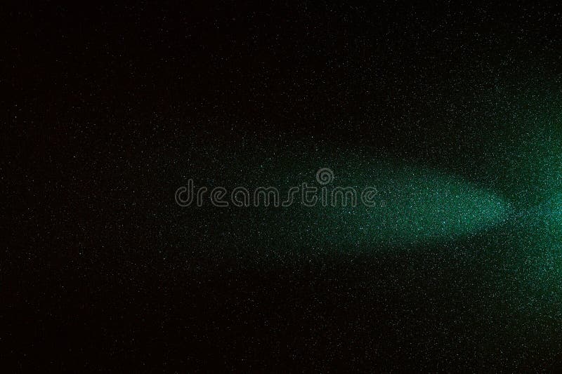 On a Dark Green Gradient Background, a Green Ray of Light Stock Photo ...
