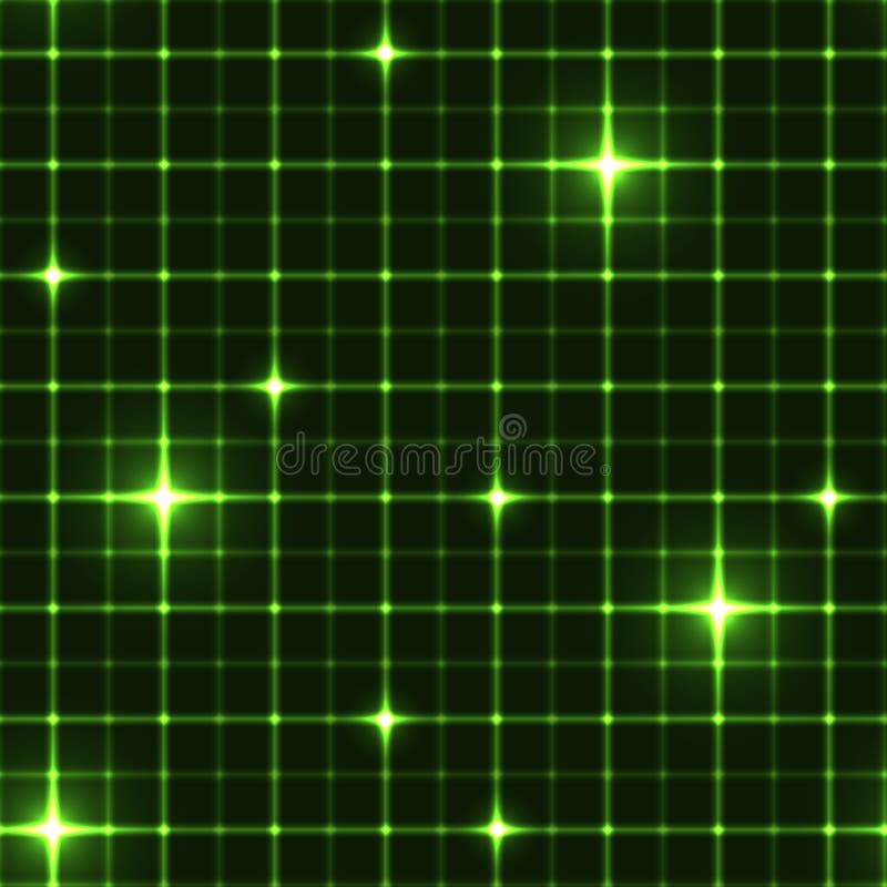 Dark Green Grid with Shining Points. Stock Vector - Illustration of ...