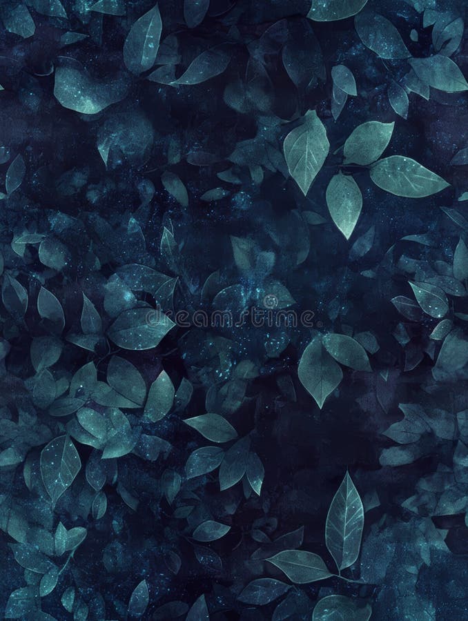 Dark Green Leaf Artistic Tile Design for Home Decor Generative AI Stock ...