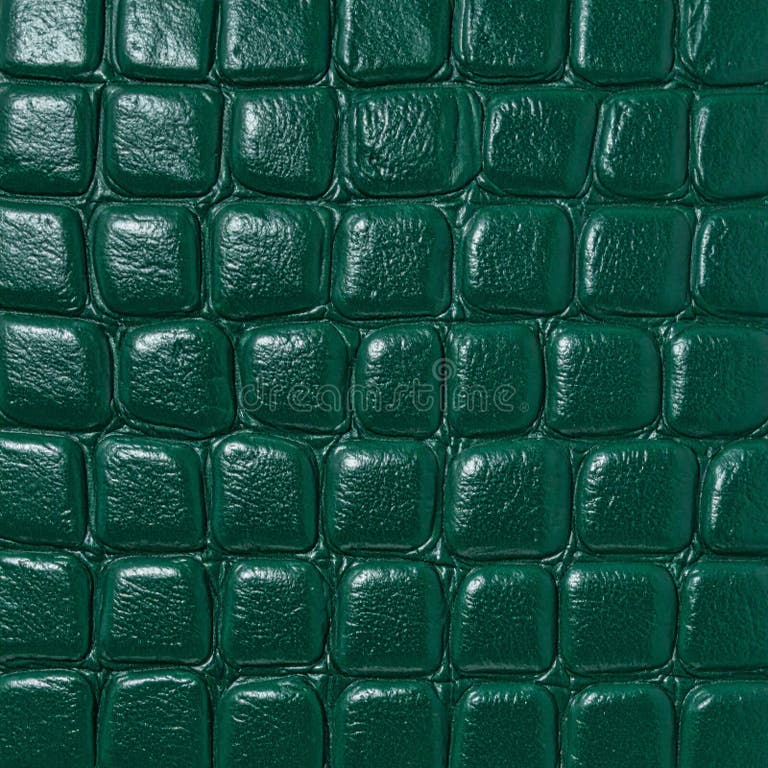 Dark Green Leather Texture with Square Pattern Stock Illustration ...