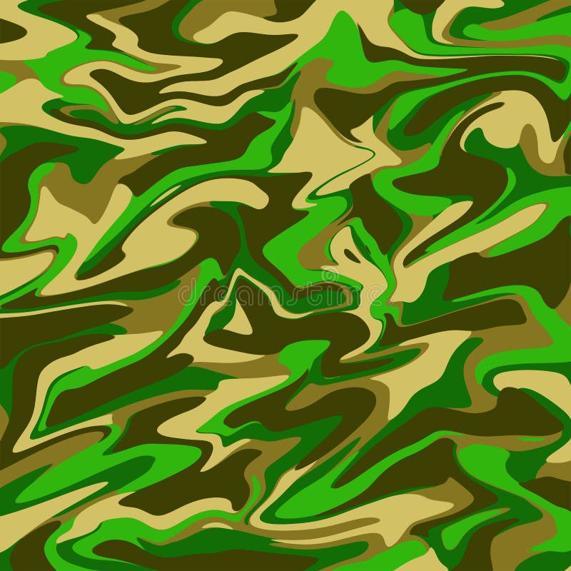 Dark Green and Light Green Army Abstract Marbling Texture Background ...
