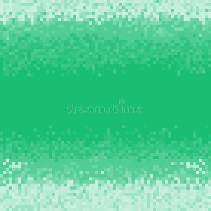 Dark Green Pixel Background in 8-bit Style. Stock Vector - Illustration ...