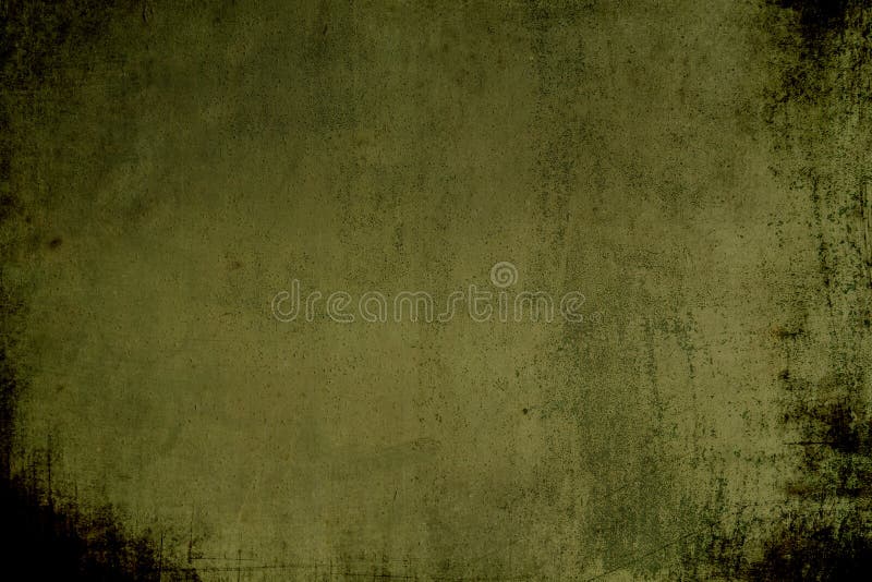 Dark Green Rusty Wall Background or Texture Stock Photo - Image of ...