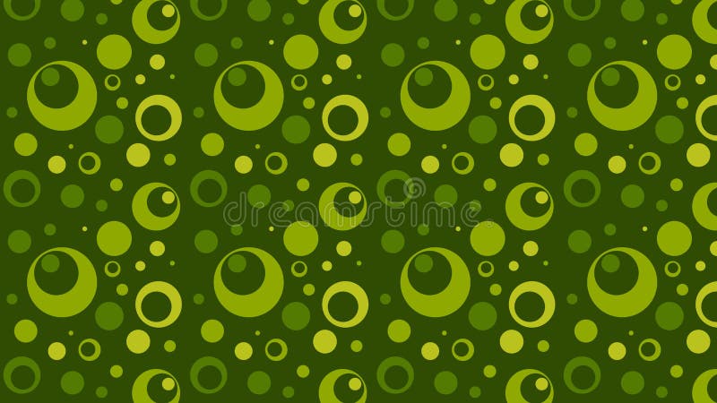 Dark Green Seamless Geometric Circle Background Pattern Vector Illustration Stock Vector ...