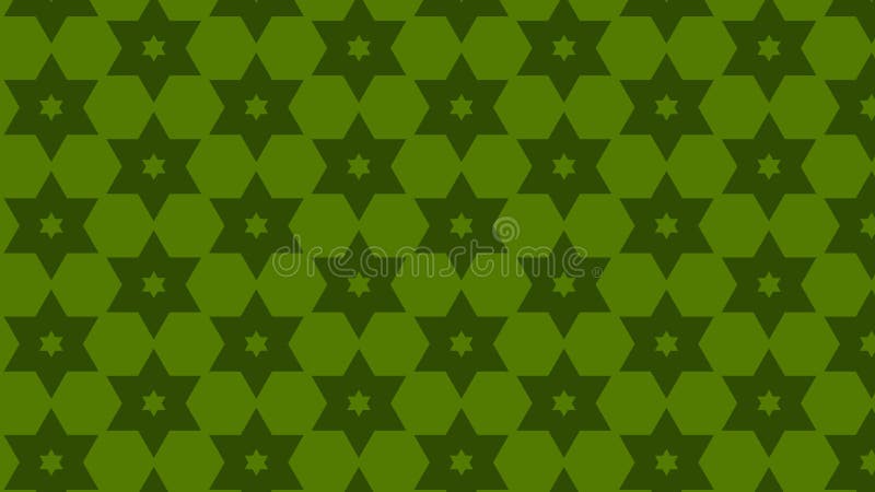 Dark Green Stars Pattern Vector Graphic Stock Vector - Illustration of ...
