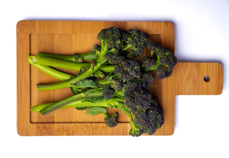 Dark Green Stems of Bimi Asparagus Broccoli Vegetables Stock Photo ...