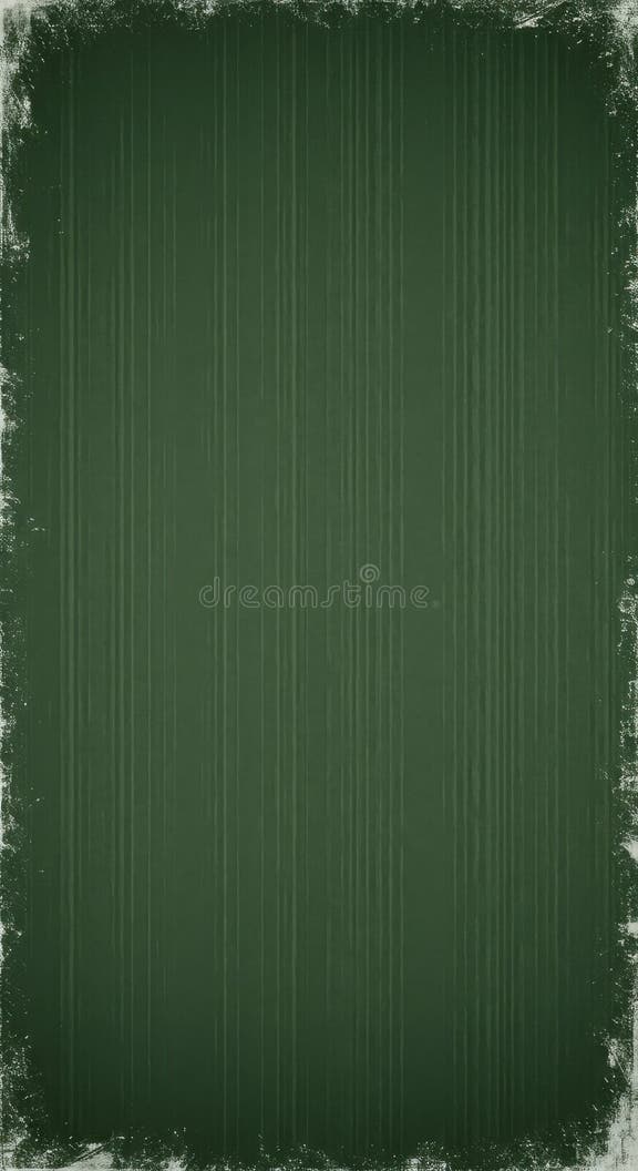Dark Green Surface with Subtle Vertical Lines, Aged and Worn Frame ...