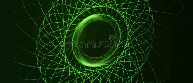 Dark green tech background stock illustration. Illustration of space ...
