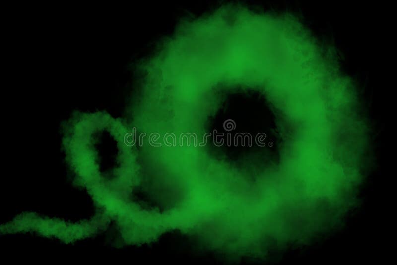 Dark Green Texture Dark Smoke in the on a Dark Isolated Background ...
