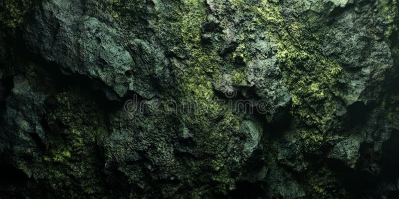 A Dark Green Textured Surface with a Rough, Uneven Texture, Mimicking ...