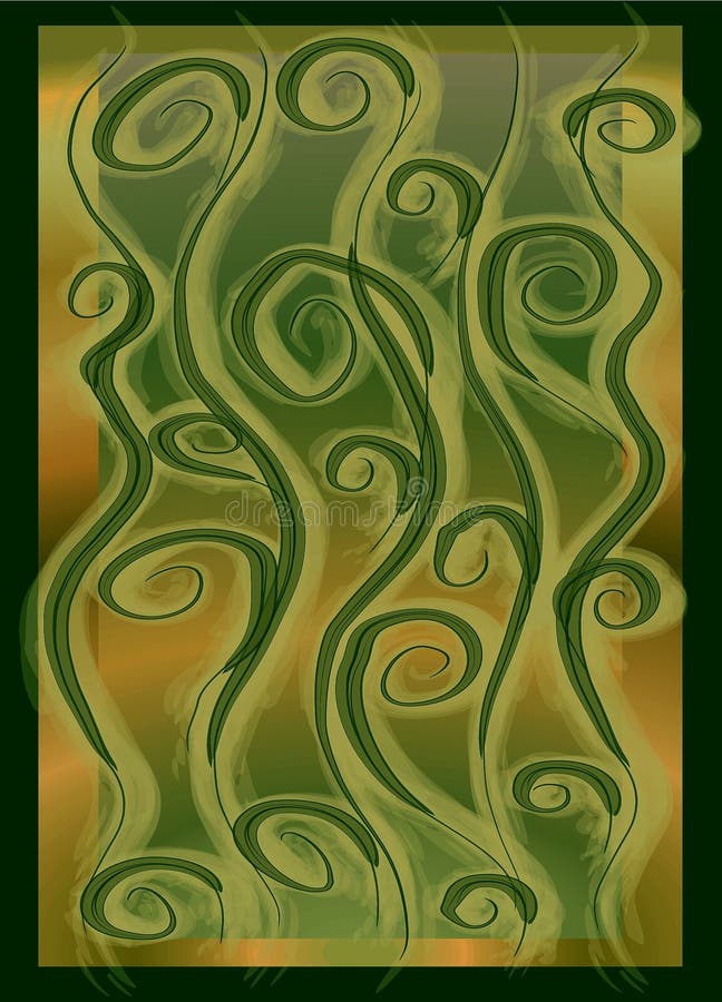 Dark Green Vines Background Stock Image - Image of background ...