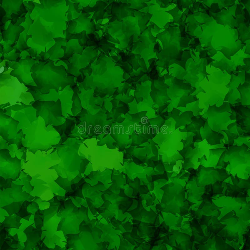 Dark Green Watercolor Texture Background Stock Vector Illustration