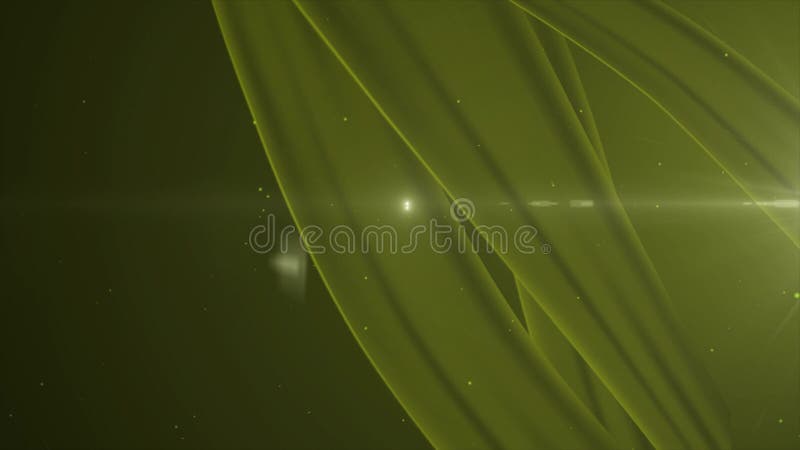 Dark Green Waving Path and Green Particles Looping Animation, the ...