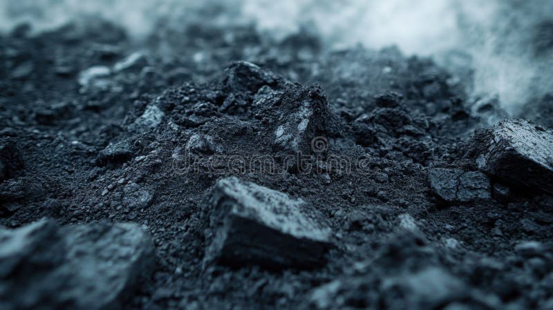 Dark Grey Ash Texture Close Up Stock Photo - Image of natural ...