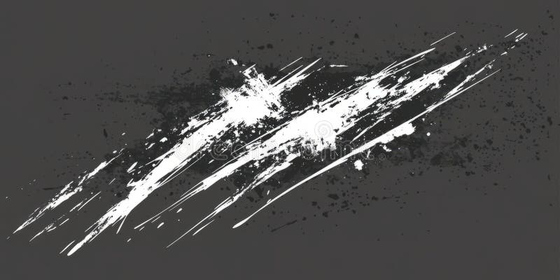 A Dark Grey Background with Streaks of White Paint Splattering Across ...