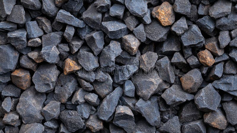 Dark Grey and Brown Irregular Rocks Pile Stock Illustration ...