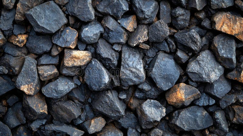 Dark Grey and Brown Rocks Pile Texture Stock Illustration ...