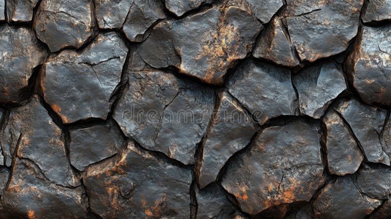 Dark Grey and Brown Rough Rock Surface Texture Stock Illustration ...