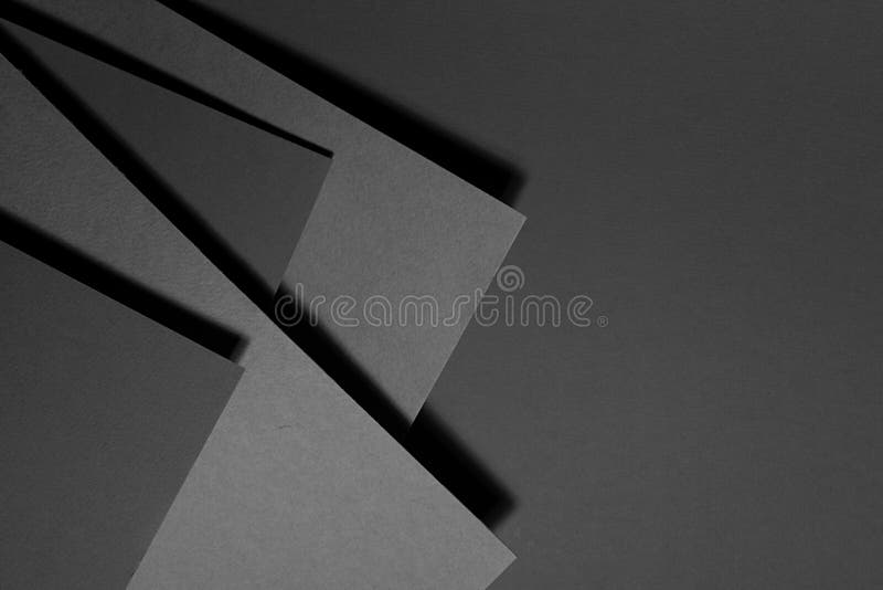 Dark Carbon Grey Abstract Geometric Background with Soar Rectangele ...