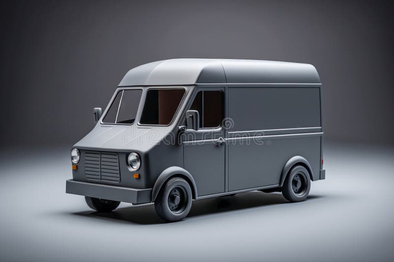 Delivery Van Dark Blue Stock Illustrations – 166 Delivery Van Dark Blue ...