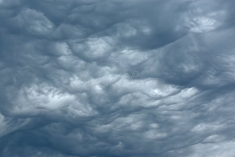 Dark Grey Clouds in the Sky before a Thunderstorm. Dramatic Backdrop or ...