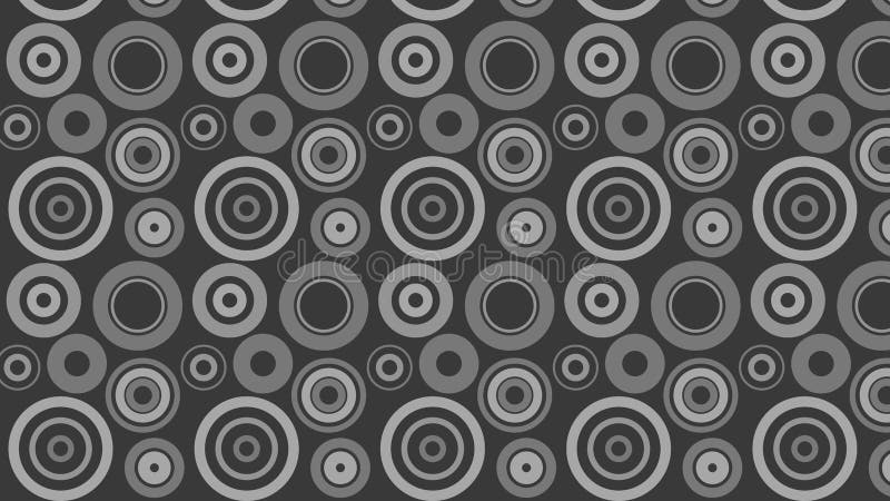 Dark Grey Concentric Circles Background Pattern Graphic Stock Vector ...