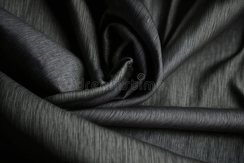 Black Fabric Texture, Abstract Background and Texture for Design and ...