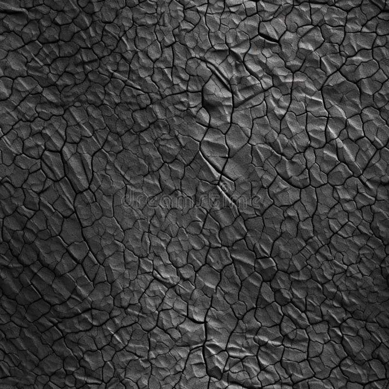 Dark Grey Cracked Texture. Dry Problems and Sustainability Concept ...