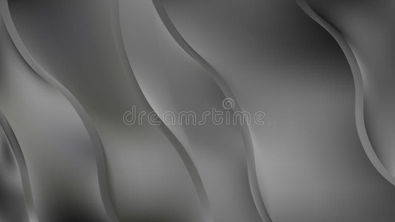Dark Grey Curve Background Design Stock Vector - Illustration of glow ...
