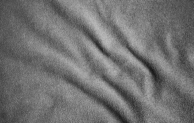 Dark Grey Fabric with Delicate Striped Pattern. Detailed Photo of Gray ...