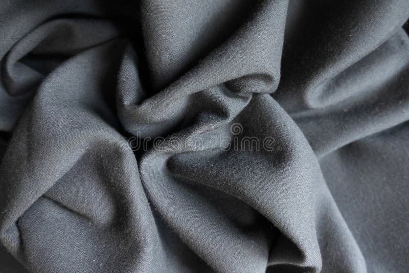 Dark Grey Fabric in Soft Folds Stock Photo - Image of colours, pleats ...