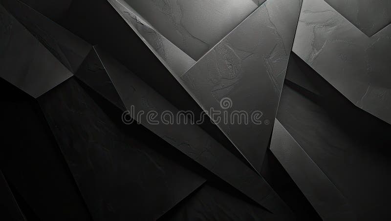 Dark Grey Flooring with a Striking Triangle Pattern in Monochrome ...