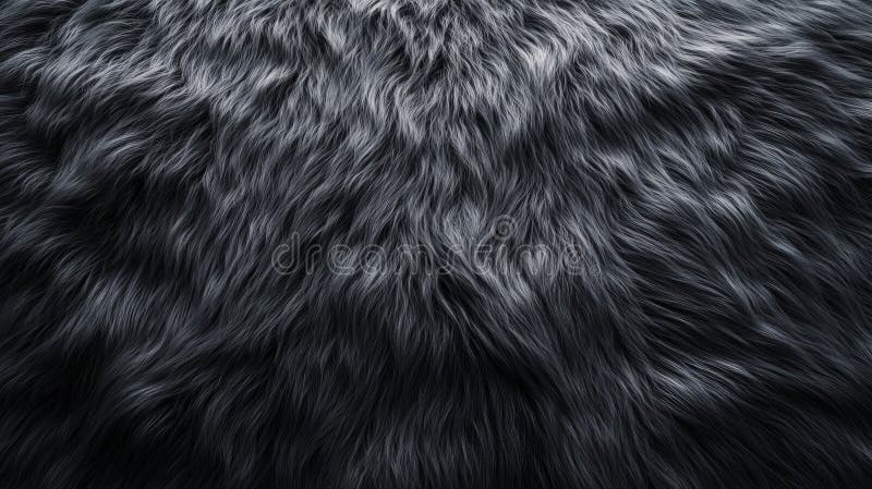 Dark Grey Fur Texture Background Stock Illustration - Illustration of ...