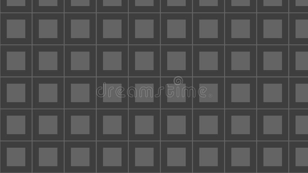 Dark Grey Geometric Square Pattern Background Illustrator Stock Vector - Illustration of ...