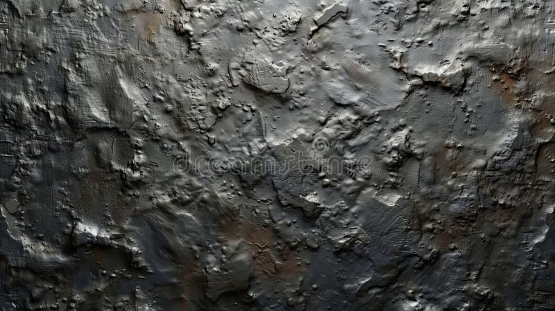 Dark Grey Hammered Iron Plate Texture Background Stock Illustration ...